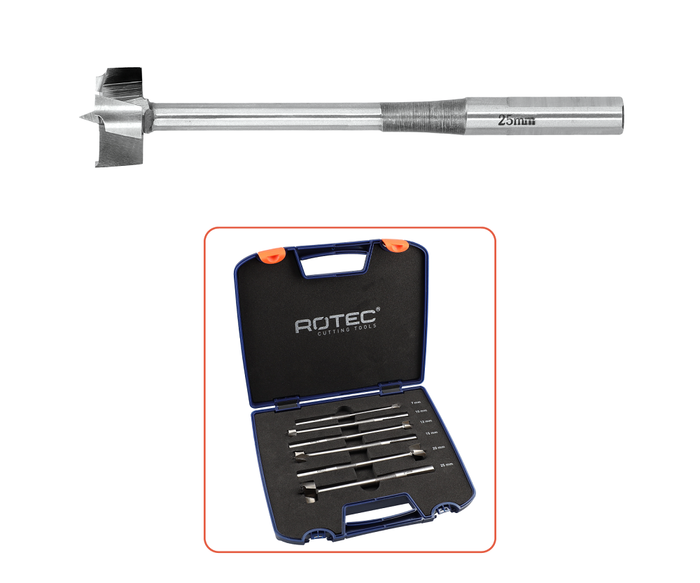 Rotec 6 pc Multi-angle wood drill bit | 247wood